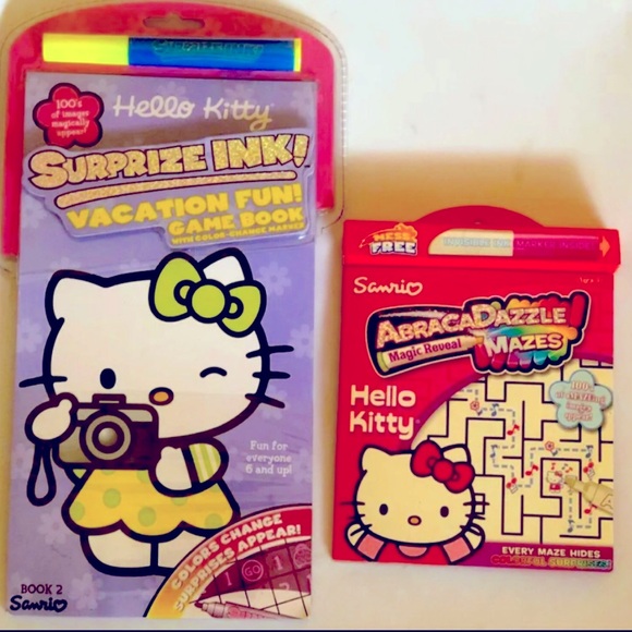Sanrio | Toys | Hello Kitty Surprize Ink And Abracadazzle Mazes Set | Poshmark